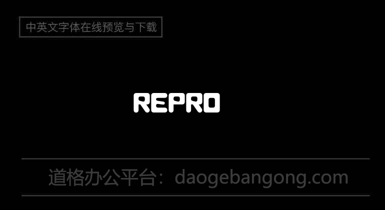 Repro 89字体-Guido Holz出品免费字体下载在线转换-道格办公