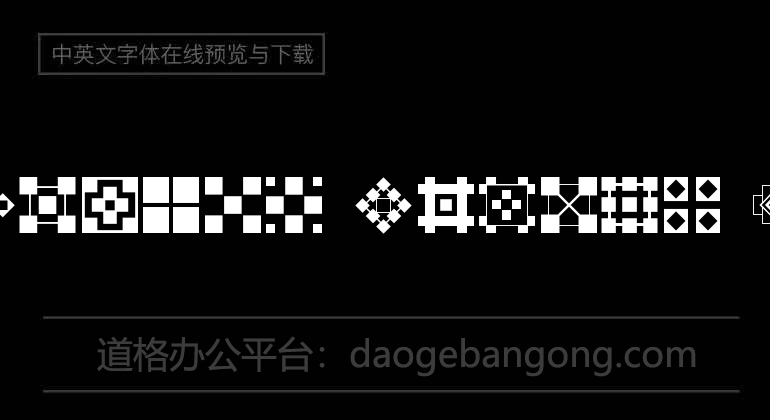 Square Things 2字体-英文字体免费字体下载在线转换-道格办公