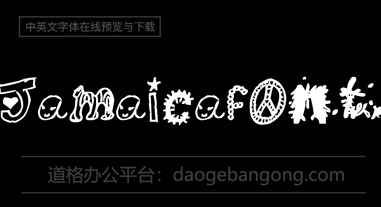 Jamaican font字体-English Fonts免费字体下载在线转换-道格办公