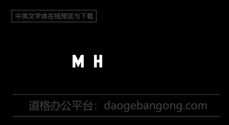 Mr Headlines字体-Imagex出品免费字体下载在线转换-道格办公