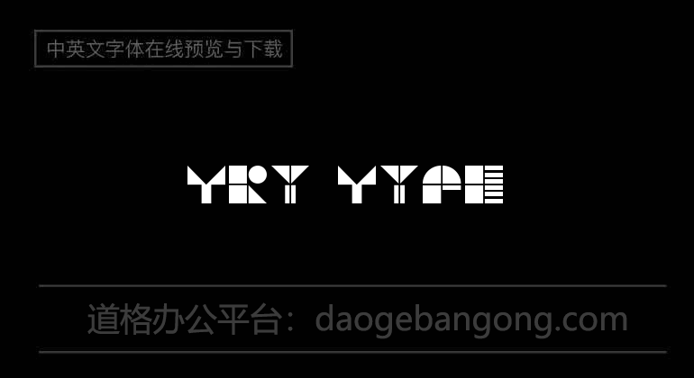 Try Type字体-Produced by Blastto免费字体下载在线转换-道格办公