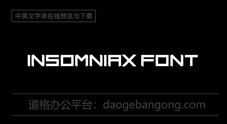 Insomniax Font字体-英文字体免费字体下载在线转换-道格办公