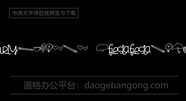 Cheesy Enchilada Doodles Font字体-英文字体免费字体下载在线转换-道格办公