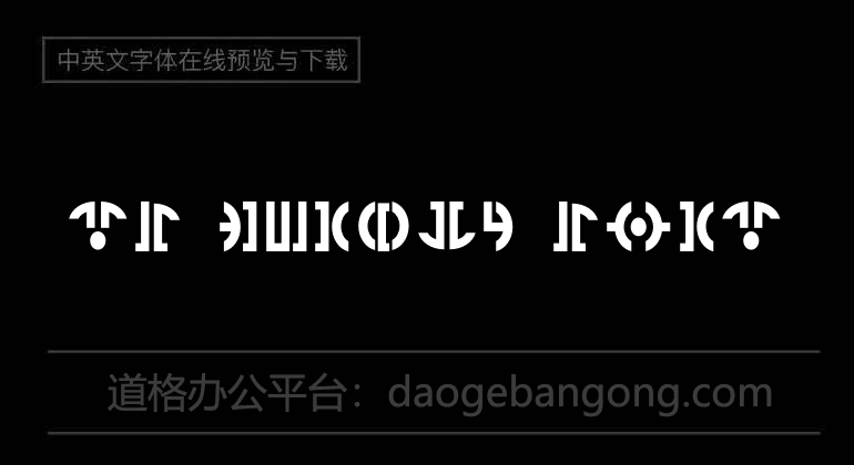 TF Gunray Font字体-英文字体免费字体下载在线转换-道格办公