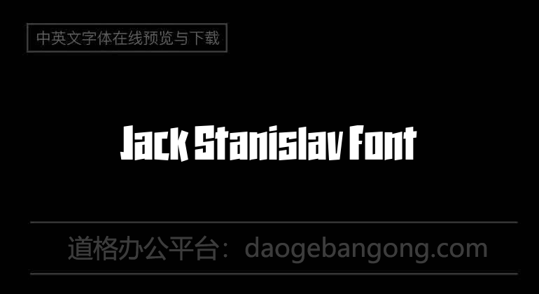 Jack Stanislav Font字体-英文字体免费字体下载在线转换-道格办公