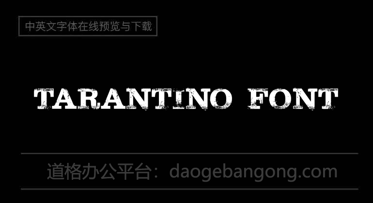 Tarantino Font字体-English Fonts免费字体下载在线转换-道格办公