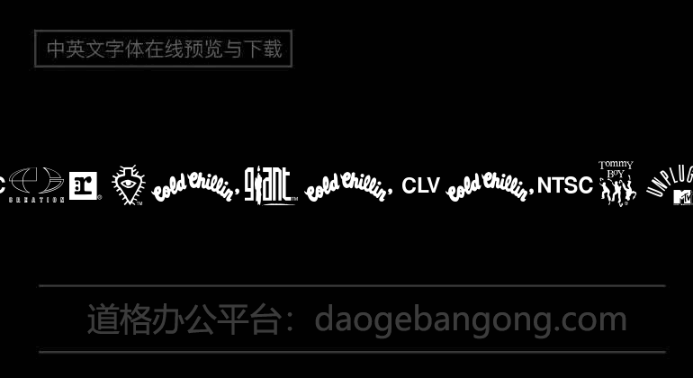 Warner Logo Font Nine字体-英文字体免费字体下载在线转换-道格办公