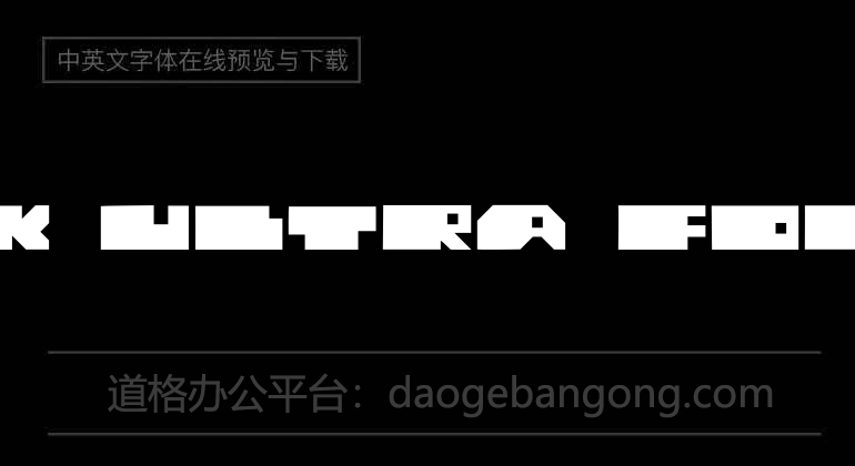 MK ULTRA Font字体-英文字体免费字体下载在线转换-道格办公
