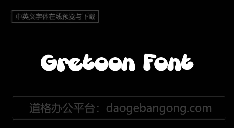 Gretoon Font字体-英文字体免费字体下载在线转换-道格办公
