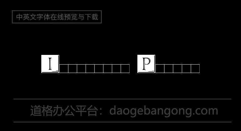 Imperator Plaque字体-Paul Lloyd出品免费字体下载在线转换-道格办公