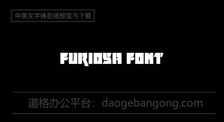 Furiosa Font字体-英文字体免费字体下载在线转换-道格办公
