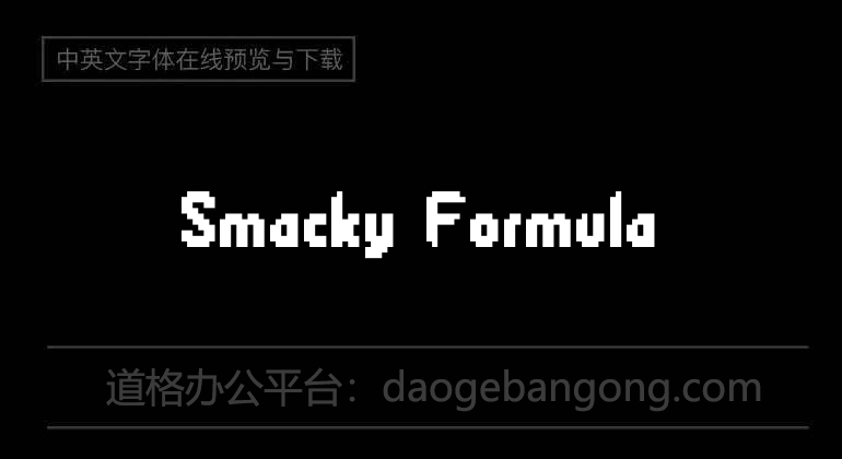 Smacky Formula字体-Hazel Abbiati出品免费字体下载在线转换-道格办公