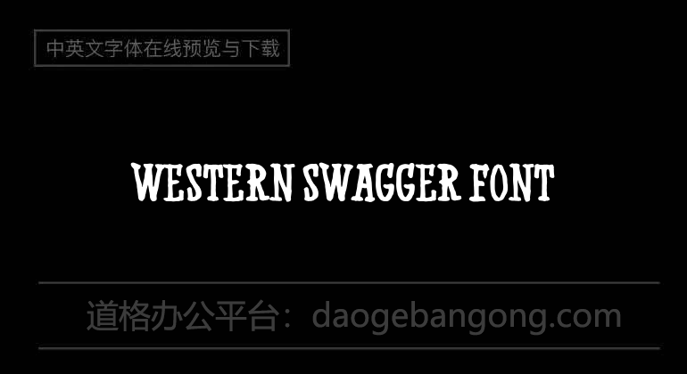 Western Swagger Font字体-English Fonts免费字体下载在线转换-道格办公