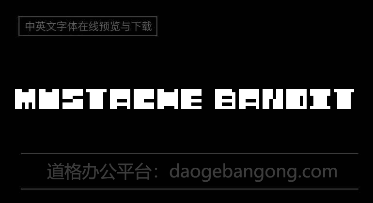 Mustache Bandit字体-Brian Ahola出品免费字体下载在线转换-道格办公